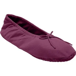 COMFORTVIEW The Ana Ballerina Slipper - Deep Claret