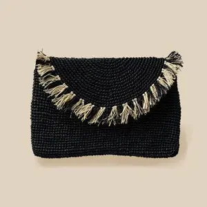 INDEGO AFRICA Ijoro Raffia Clutch