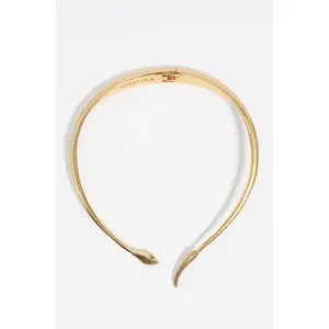 Bimba Y Lola Rigid Snake Necklace - Gold