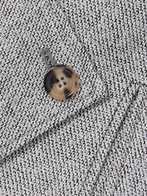 COURREGES Oblique Caviar Wool Straight-leg Pants - Gray