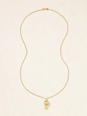 ANITA KO Baby Whistle 18-karat Emerald Necklace