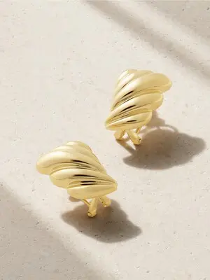 ANITA KO Croissant 18-karat Earrings - Gold