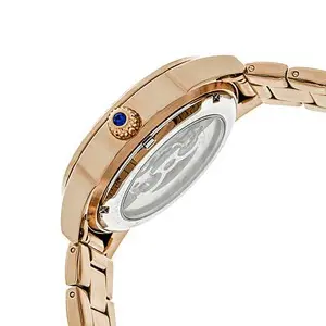 EMPRESS Godiva Automatic Mop Dial Bracelet Watch - Rose Gold