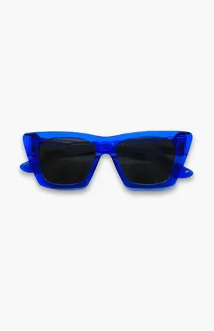 INDY Uptown Square Polarized Sunglasses Blue