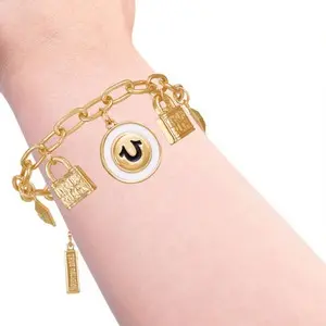 True Religion Charmy Logo Bracelet