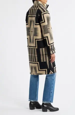 Pendleton Timberline Virgin Wool-blend Blanket Coat