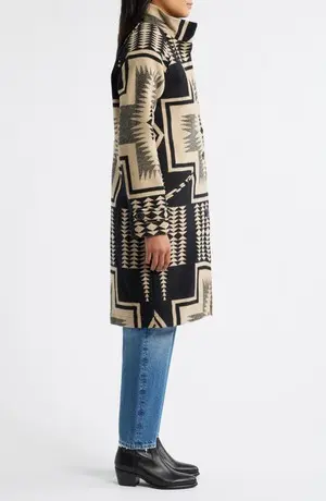 Pendleton Timberline Virgin Wool-blend Blanket Coat