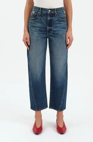 DAZE Westward High-waist Barrel Leg Jeans - Authentic