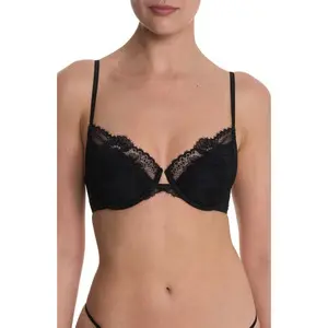 Natori Fleur Lightly Lined Underwire Bra - Black