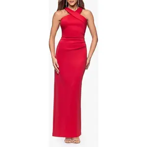 XSCAPE EVENINGS Pleated Sleeveless Gown