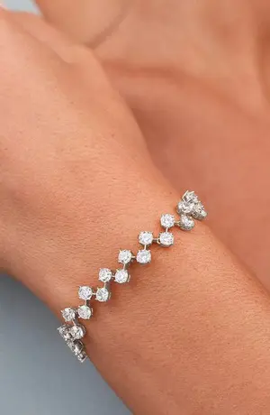 Sterling Forever Carson Classic Tennis Bracelet