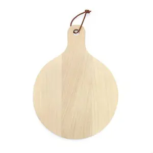 OTHERS TRADE FOR HOPE Round Wooden Board - Natural