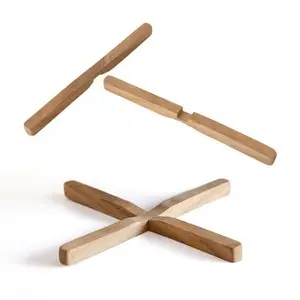 OTHERS TRADE FOR HOPE New Wooden Trivet - Natural