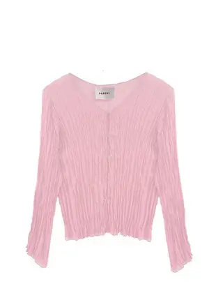 Baacal Maya Pleated Cardigan - Pink