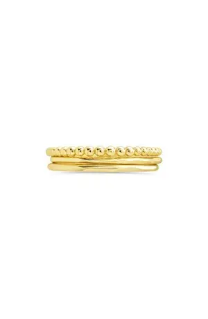 Sterling Forever Adele Stacking Rings - Gold