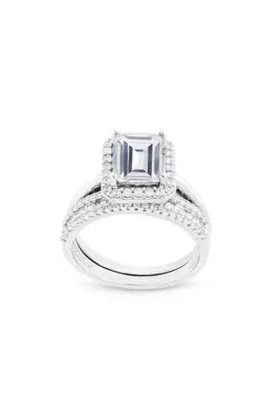 Sterling Forever Arden Cubic Zirconia Ring - Silver