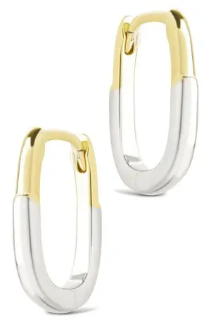 Sterling Forever Ainsleigh Micro Hoop Earrings