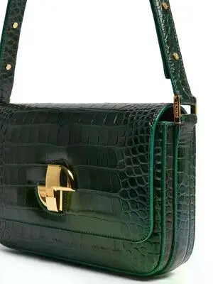 Patou Le Lock Crocodile-pattern Bag