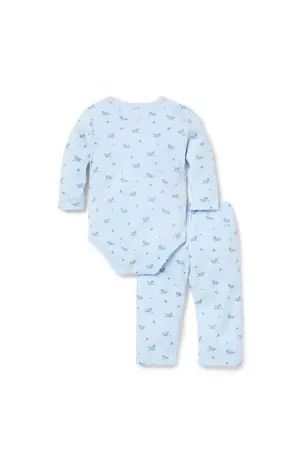 Janie And Jack Baby Fox Wrap Matching Set
