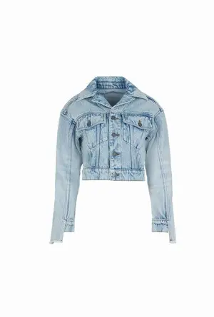 UNTOURAGE THE LABEL Cropped Denim Jacket