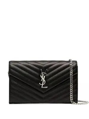 Saint Laurent Cassandre Leather Shoulder Bag