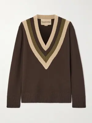 Valentino Garavani V Neck Sweaters For Women