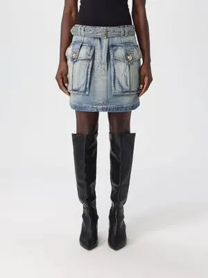 Balmain Denim Skirts
