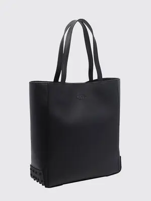 TOD'S Hammered Leather Tote Bag With Double Handle