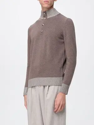 XC Button Detailed Sweater - Cocoa