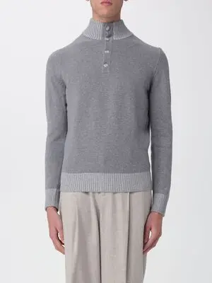 XC Sweater With Button Detail - Grey