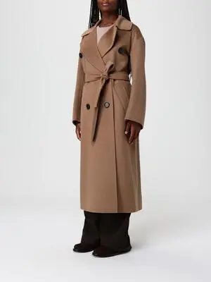 Max Mara Double Breasted Coat - Camel