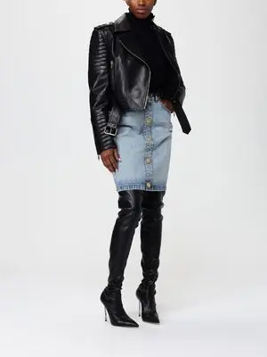 Balmain Denim Skirt