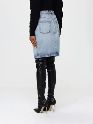 Balmain Denim Skirt