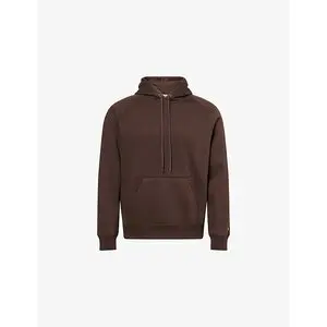 Carhartt Work In Progress Relaxed-fit Cotton-blend Hoodie - Tobacco / Gold