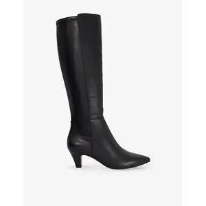 Women's Leather Heeled Boots