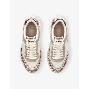 Chloé Nama Suede Low-top Trainers