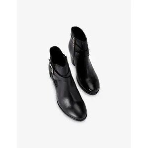 Carvela Wide-fit Leather Heeled Ankle Boots