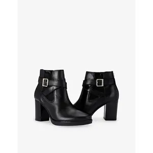 Carvela Wide-fit Leather Heeled Ankle Boots
