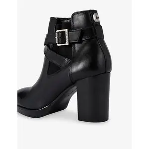 Carvela Wide-fit Leather Heeled Ankle Boots