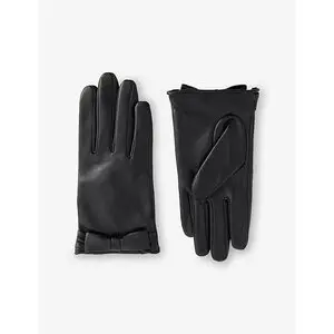 DENTS Laurie Touchscreen Leather Gloves - Black