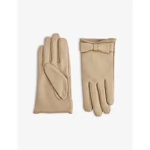 DENTS Laurie Touchscreen Leather Gloves - Putty