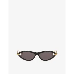 Bottega Veneta Cat-eye Sunglasses - Black