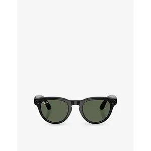 RAY-BAN META Phantos-frame Meta Ai Glasses - Black