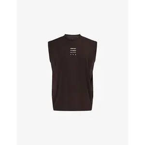 REPRESENT Uprising Oversized Stretch-woven Top - Chocolate