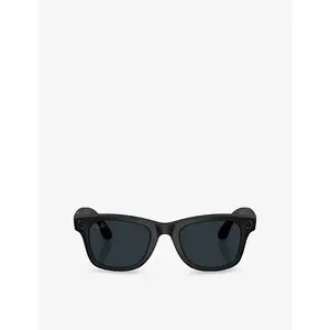 RAY-BAN META Ray-ban Wayfarer Square-frame Meta Ai Glasses - Black