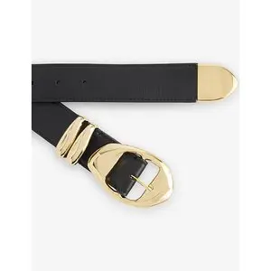 AMANU Grumeti Leather Belt - Black