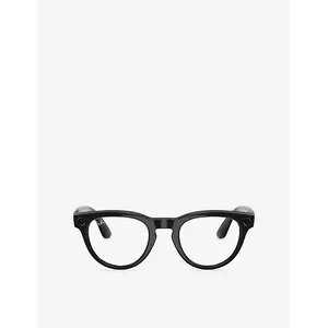 RAY-BAN META Phantos-frame Meta Ai Glasses - Black