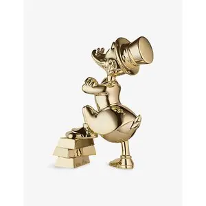 LEBLON DELIENNE Uncle Scrooge Ingots Small Chrome Resin Figurine 30cm