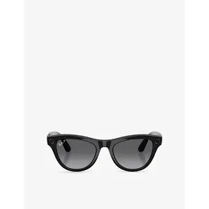 RAY-BAN META Ray-ban Cat-eye Meta Ai Glasses - Black
