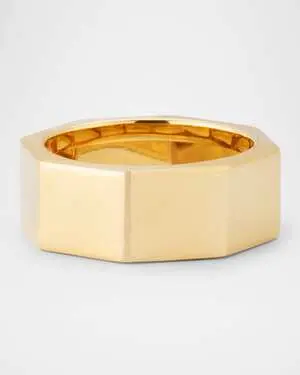 Lana Jewelry Hollow Geometric Ring - Yellow